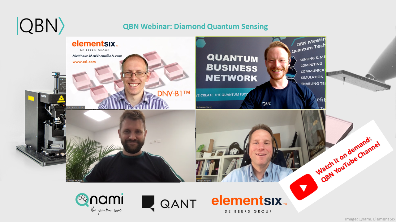 QBN News › QBN Webinar: Diamond Quantum Sensing