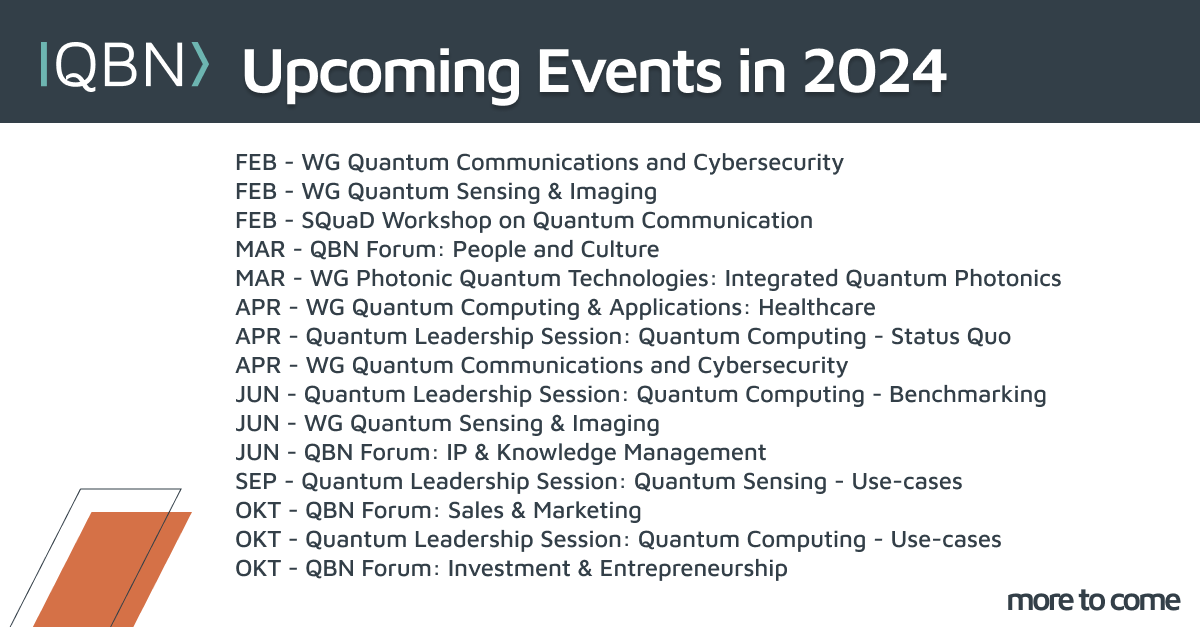 QBN News › QBN Event Program for 2024
