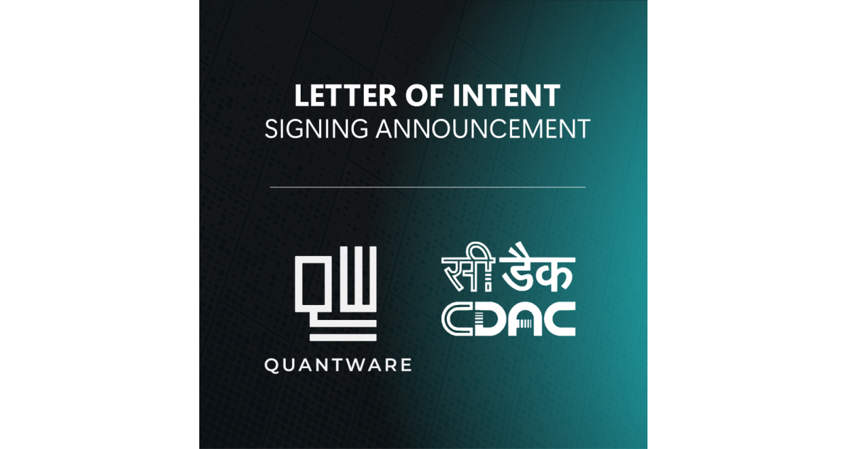 QBN News › Quantware and C-DAC Announce LoI to Explore Co-Development ...