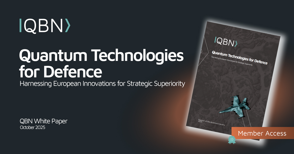 QBN News › QBN Whitepaper: Quantum Technologies for Defence – Leverage ...