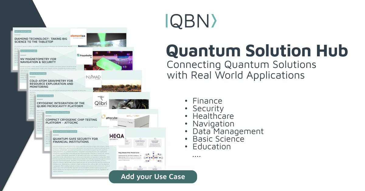 QBN News › QBN Launches Quantum Solution Hub Connecting Quantum ...